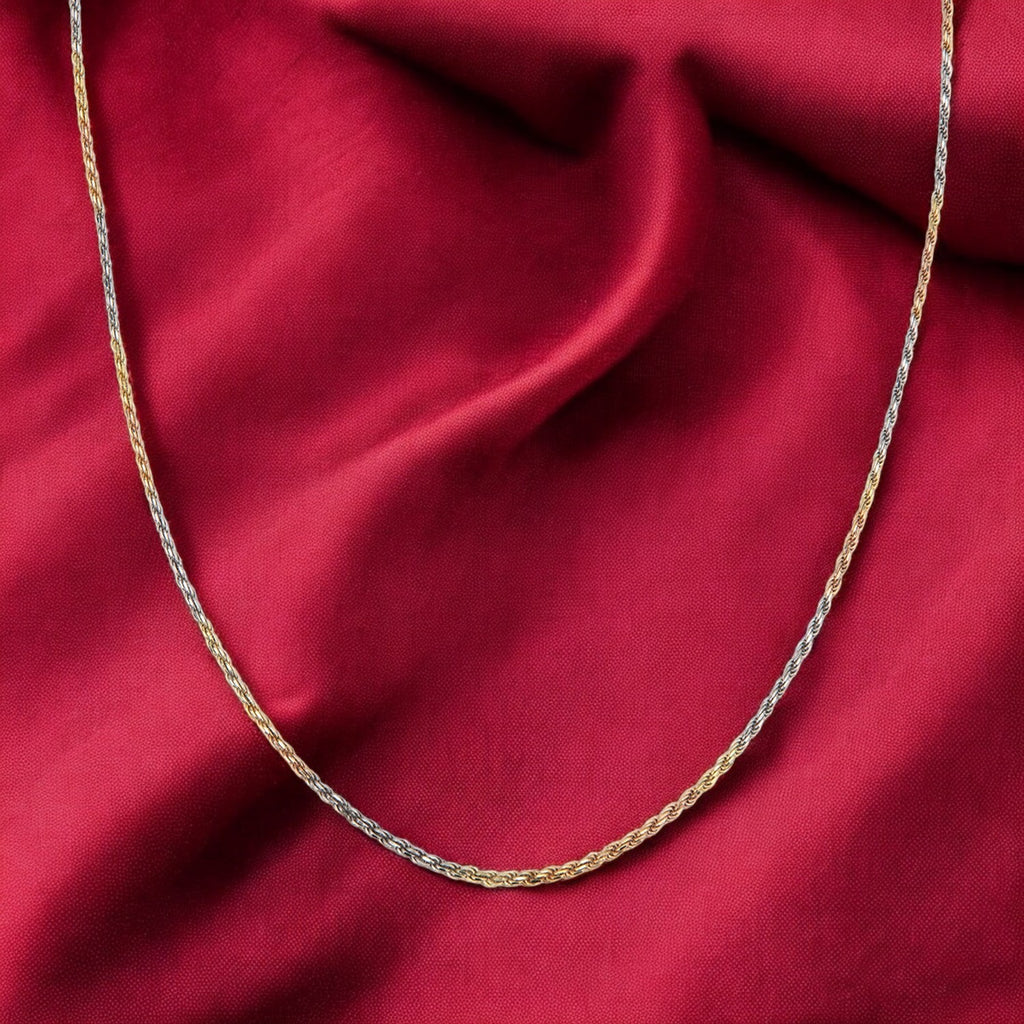 Gold & Silver Harmony Chain – Silver Jewellery